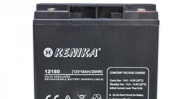 Kenika Battery Sealed Lead Acid 12V 18Ah