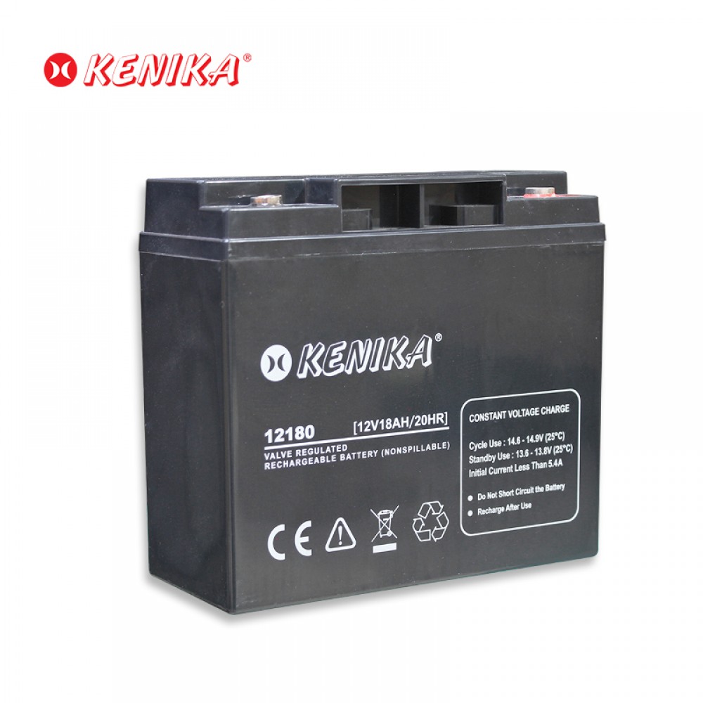 Kenika Battery Sealed Lead Acid 12V 18Ah