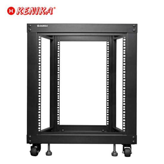 Kenika 12U Open Frame 19" Adjustable ROF-12U
